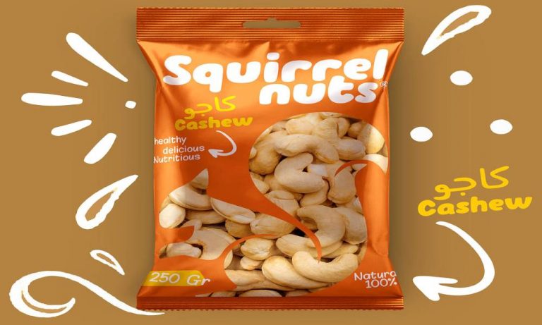 Cashew Packaging Design | Attractive dry fruits packet designs