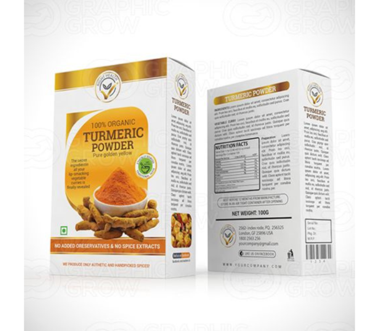 Turmeric Powder Packaging Design | 35+ Best Ideas for Your Brand